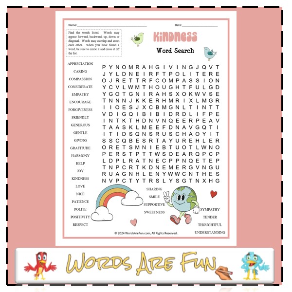 March Word Search